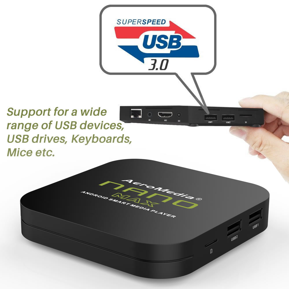 JUSTOP NANO MAX Android TV Box 4GB RAM 64GB ROM Android 12.0 OS Quad ...